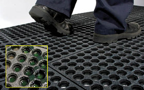 interlocking rubber drainage mat
